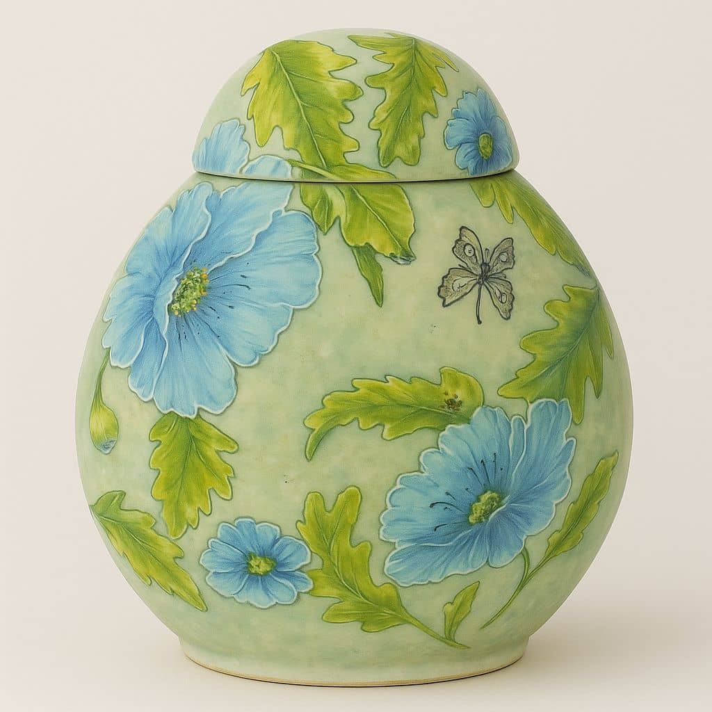 Hand Painted Personalised Urn - Urns for Ashes