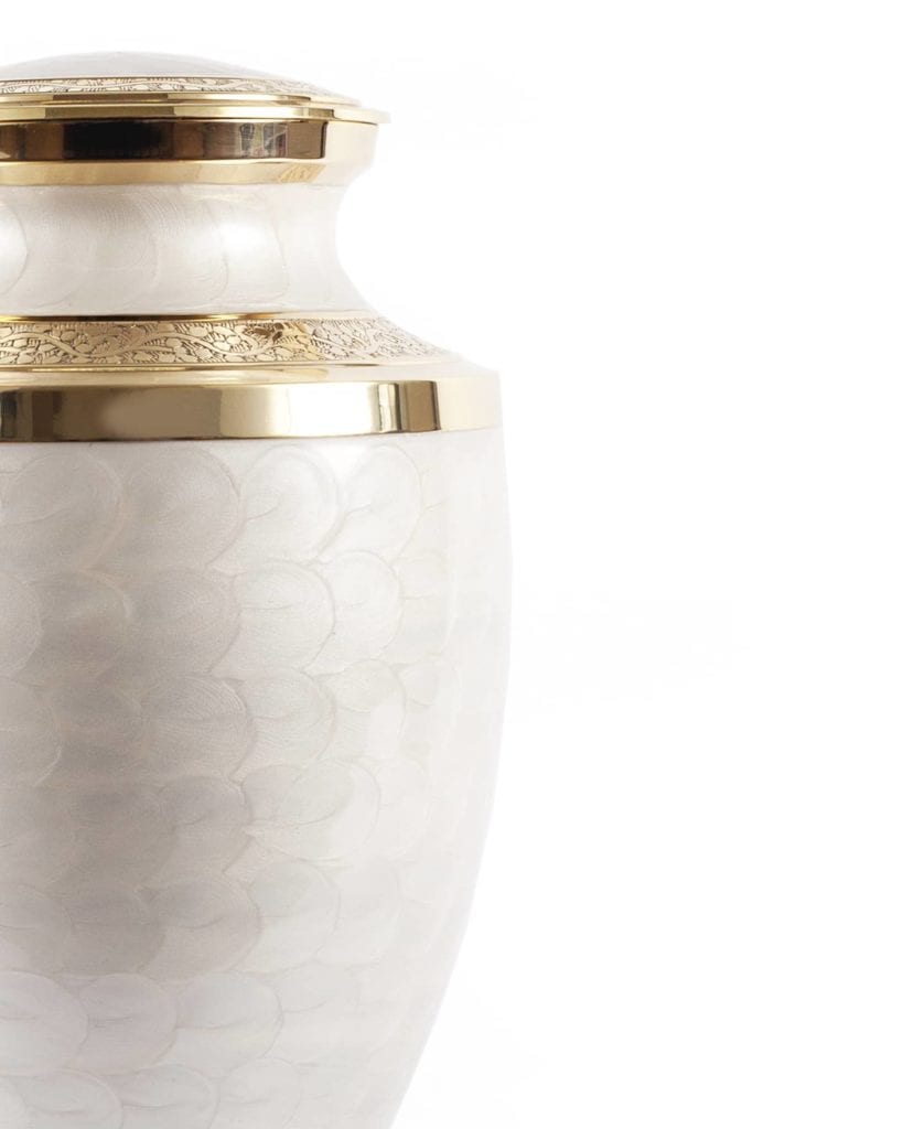 Heaven White Urn - Urns for Ashes