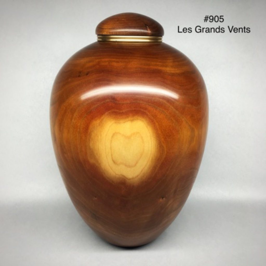 Cherry Wood Urn - Urns for Ashes