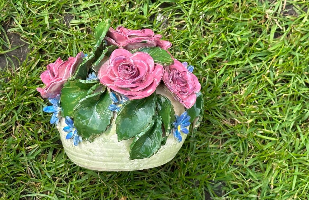 Handmade Flower Urn - Urns for Ashes